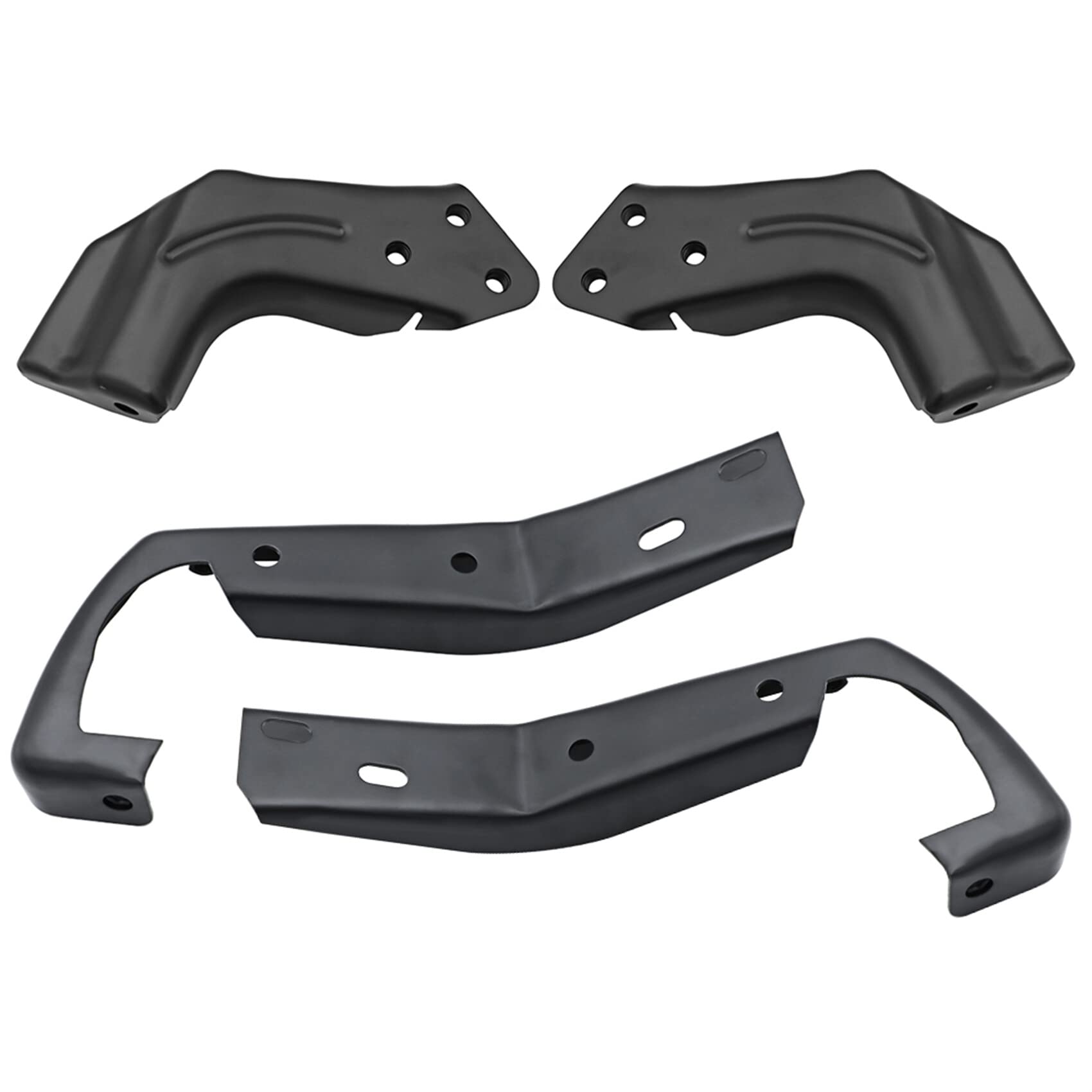 Amazon.com: Set of 4 Front Bumper Brace Brackets Left Right Side ...