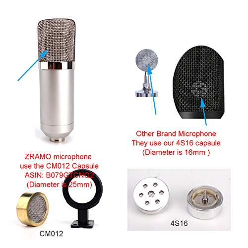 Snapklik.com : ZRAMO Large Diagram Condenser Mics Recording Microphone ...