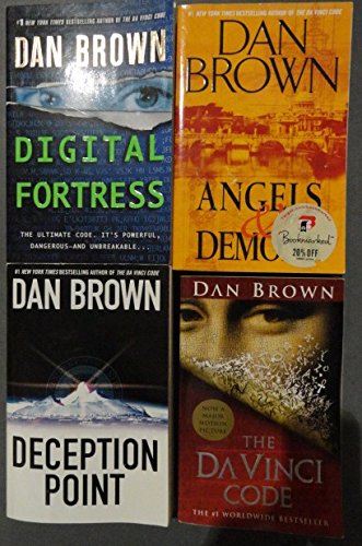 Dan Brown 4 Book Set: Digital Fortress / Deception Point"/ Angels and ...