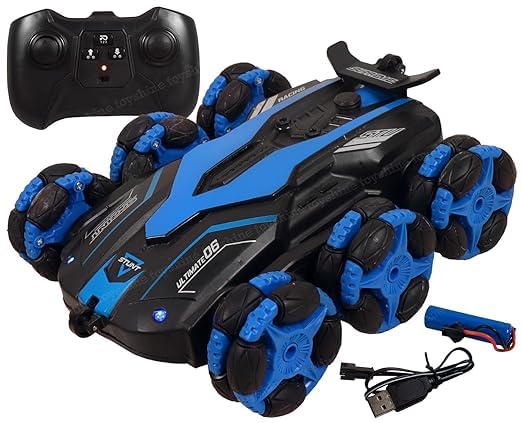 ONLINE SE SASTA 6 Wheel Remote Control Laser Stunt Car 2.4G Off-Road ...