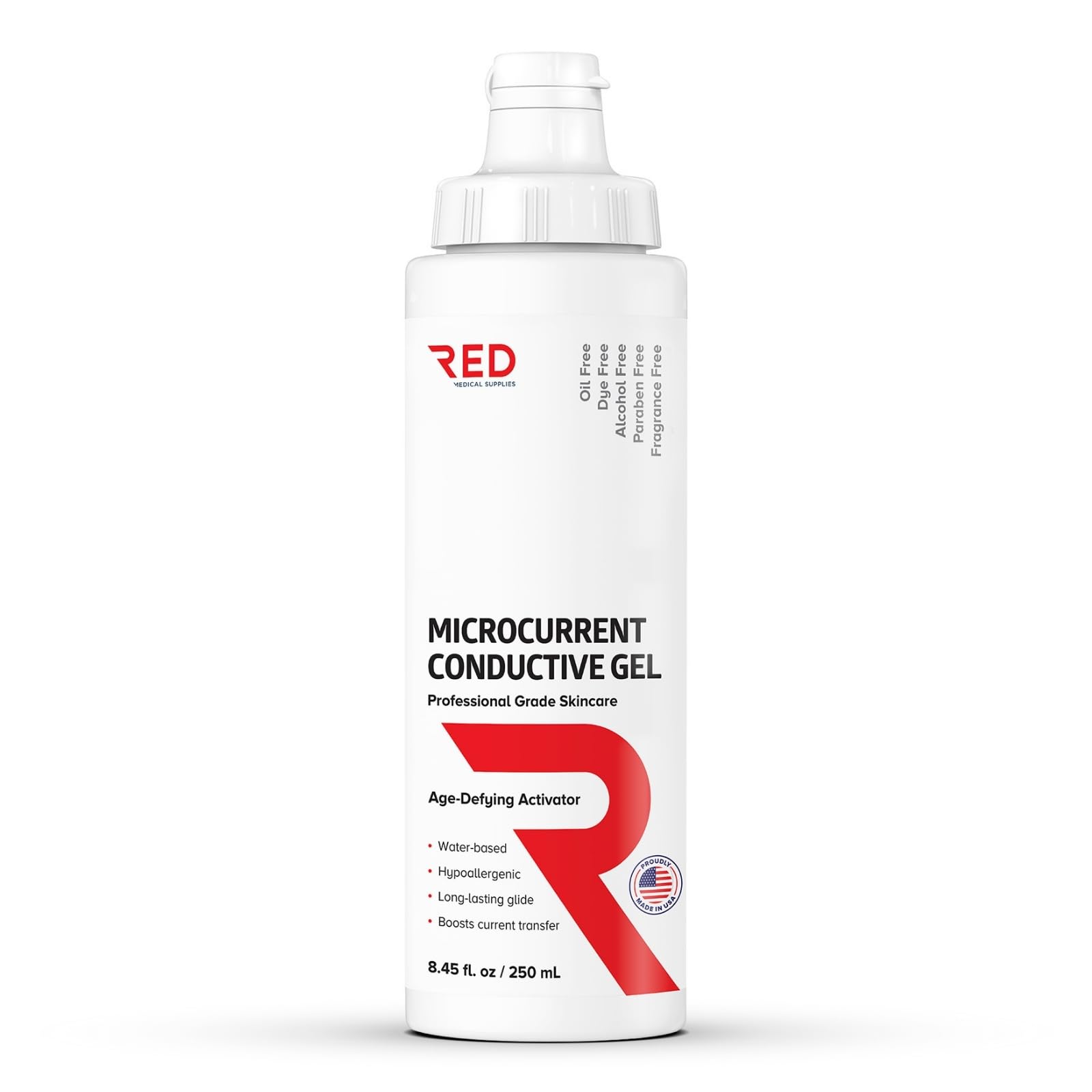 Microcurrent Conductive Gel, 8.45 fl oz - Long-Lasting, Non-Greasy ...