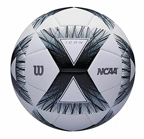 Buy Wilson NCAA Icon Soccer Ball Size 5 - White & Black Online at Low ...