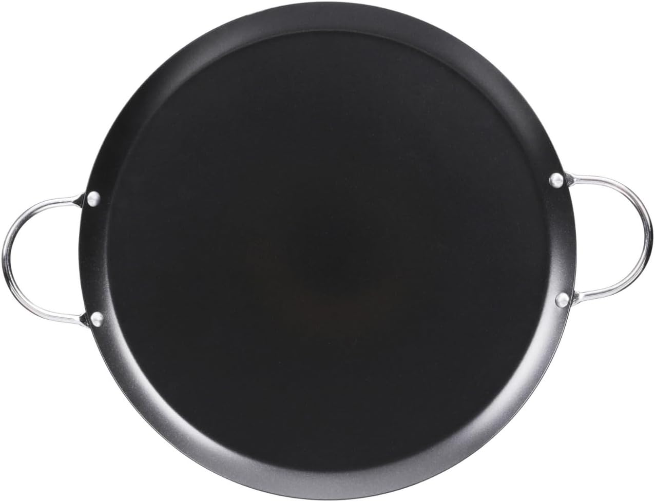 Amazon.com: IMUSA 11in Carbon Steel Nonstick Round Comal with Metal ...