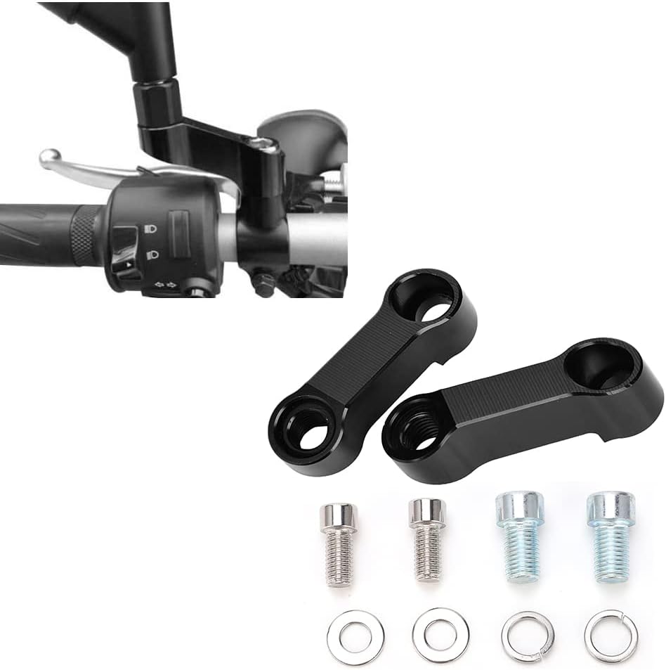 Amazon.com: Emgo Universal Mirror Adapters - 8mm Male to 10mm Female ...