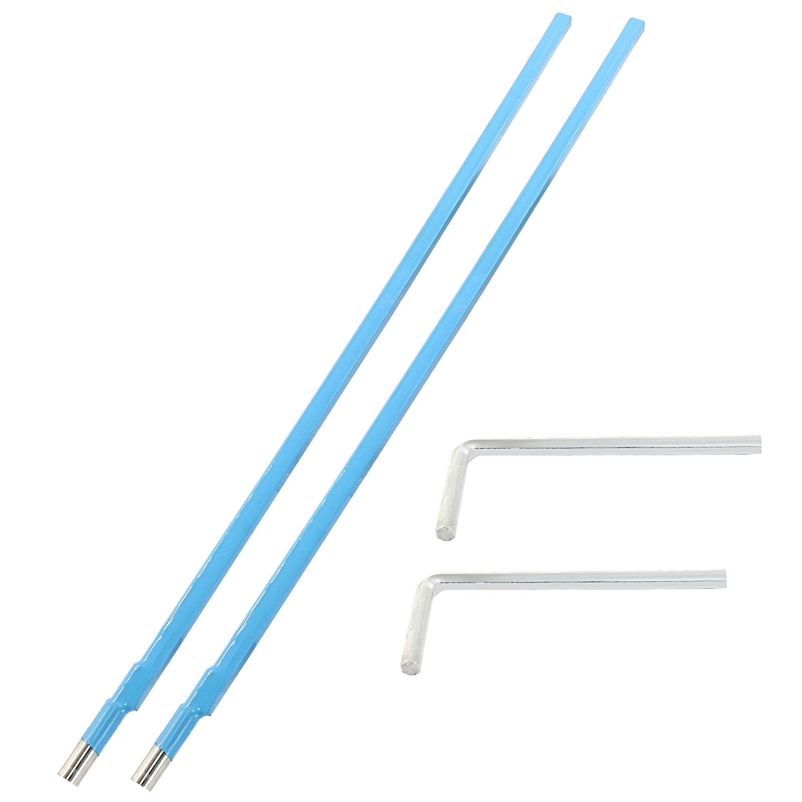 Amazon.com: Waziaqoc 2 Pcs 420mm Two-Way Steel Truss Rods, Blue Guitar ...