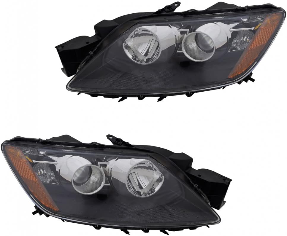 Amazon.com: For Mazda CX7 Headlight 2010 2011 Pair Driver and Passenger ...