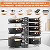 Amazon.com: PMYEK Premium Pot and Pan Organizer for Cabinet ...