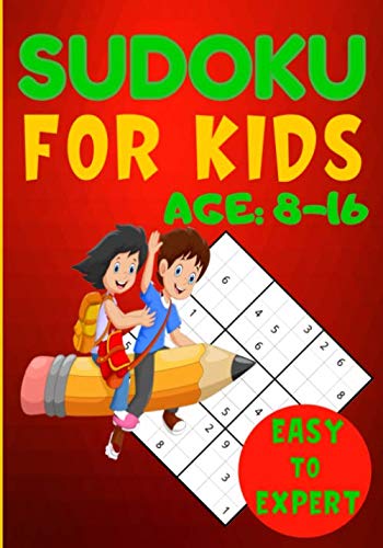 Sudoku For Kids Age 8-16: Challenging Activity Games Puzzles Book ...