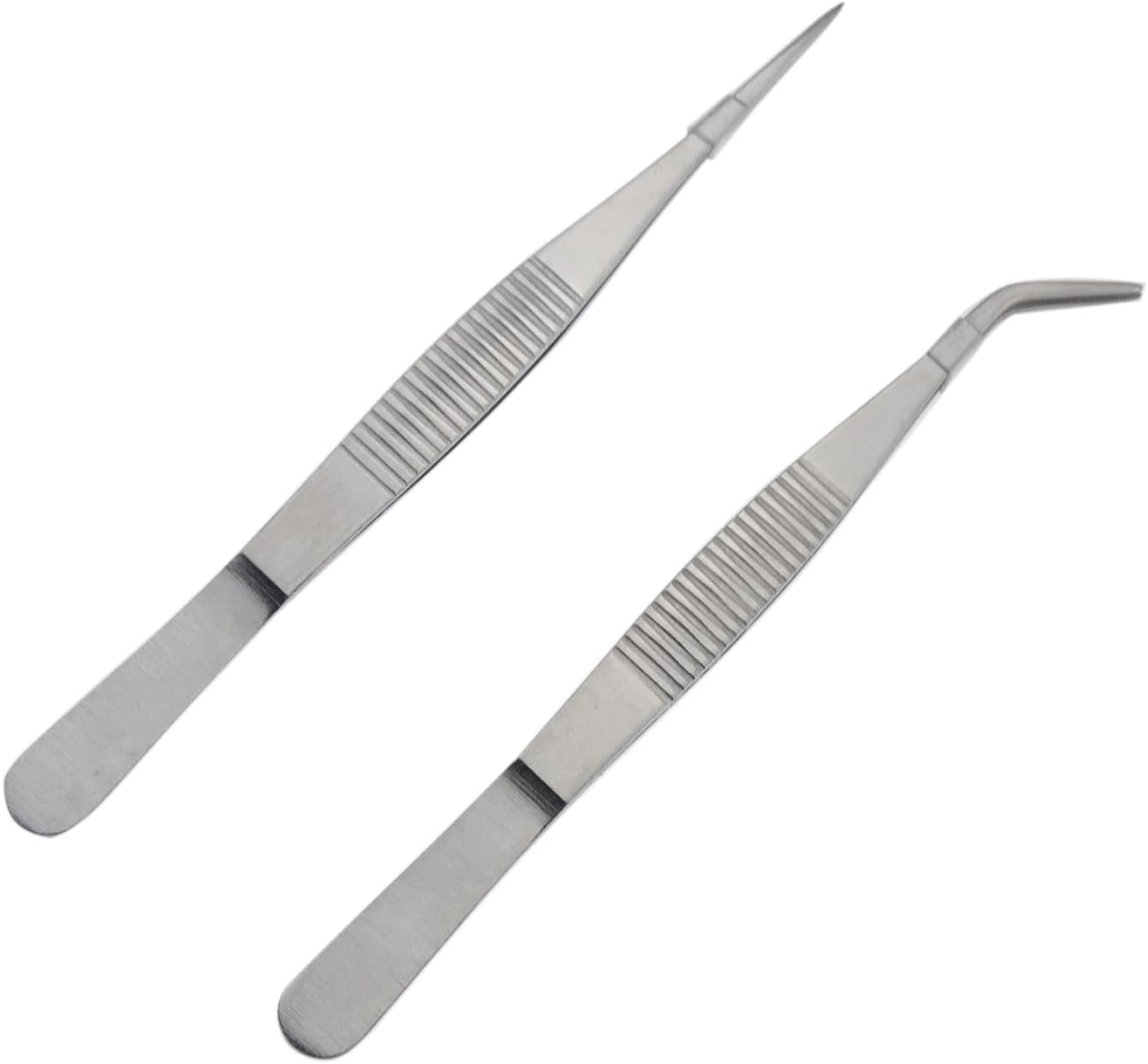 Amazon.com: Maxmoral 2pcs Stainless Steel Lab Tweezers High Precision ...