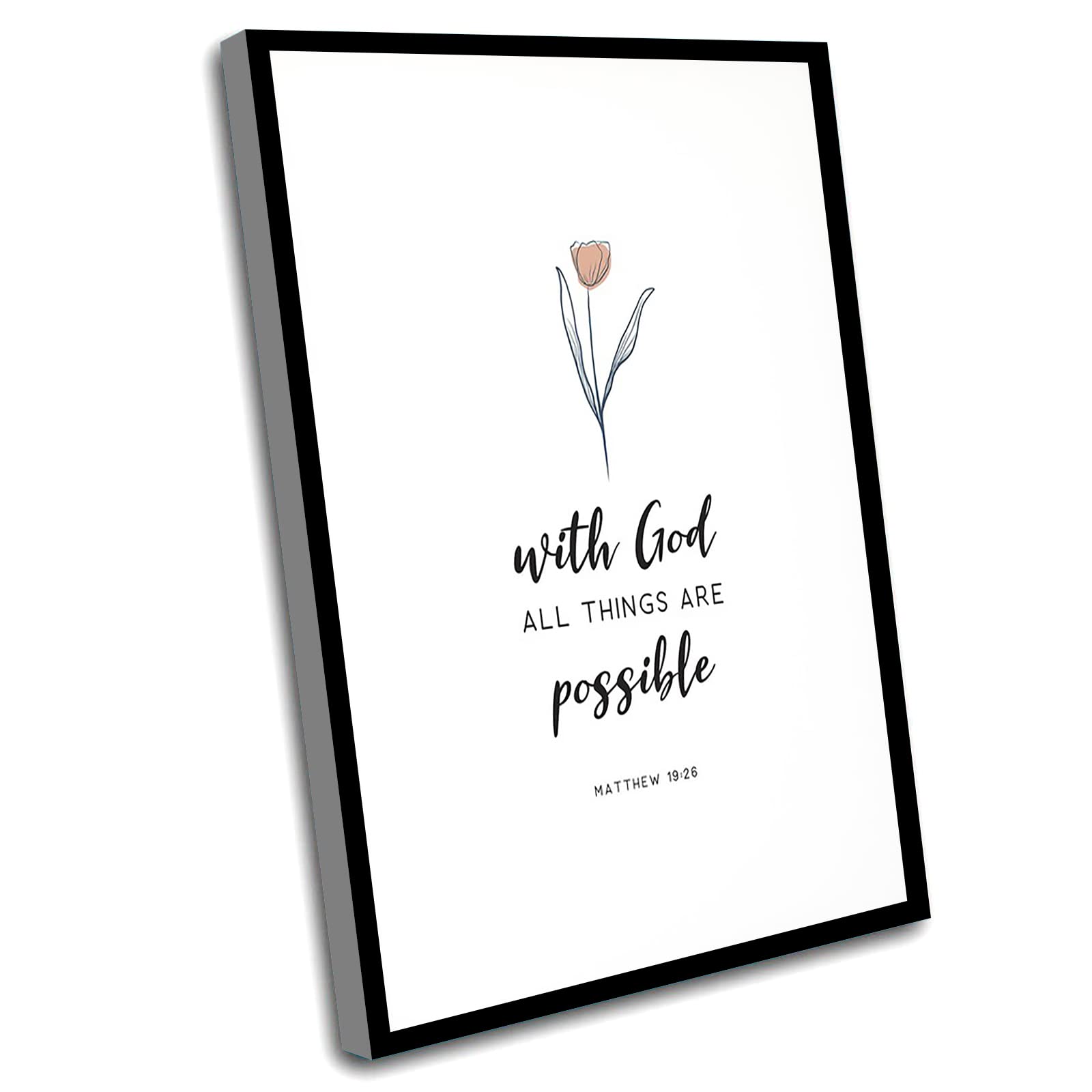 Framed Bible Verses Calligraphy