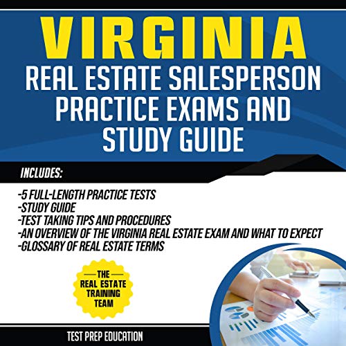 Virginia Real Estate Salesperson Practice Exams And Study Guide By The