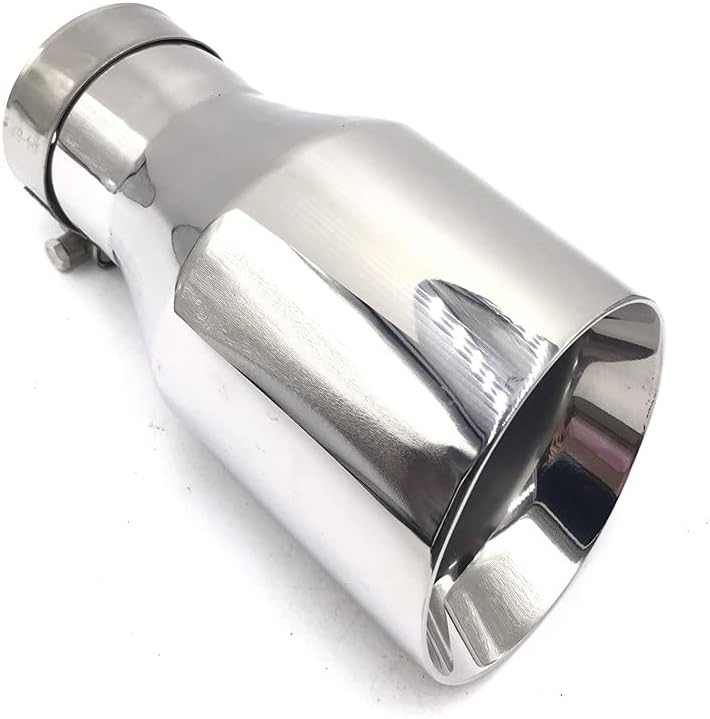 Exhaust Tips 1 Pcs Stainless Steel UniversalExhaust System End Pipe+Car ...