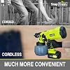 SnapFresh 20V Cordless Paint Sprayer, 4.0Ah Battery & Fast Charger ...