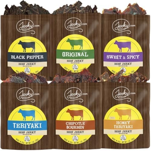 Amazon.com: Jerky.com Beef Jerky Variety Pack Sampler | Gluten Free ...