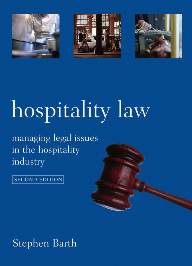 Amazon.com: Hospitality Law: Managing Legal Issues in the Hospitality ...