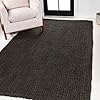 Amazon.com: JONATHAN Y Pata Hand Woven Chunky Jute Brown Indoor Area ...