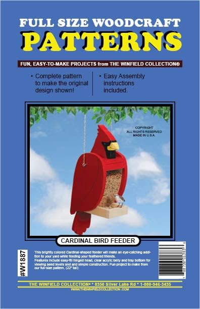 Amazon.com : Bird Feeders Woodworking Project Plan : Patio, Lawn & Garden