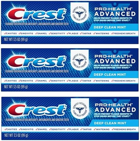 Amazon.com : Crest Pro-Health Gum Detoxify Toothpaste, Deep Clean, 3.7 ...