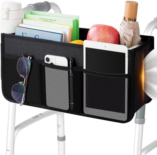 Amazon.com: Buvcnsy Walker Basket with Cup Holder, Detachable Walker ...