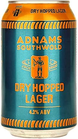 Adnams Jack Brand Dry Hopped Lager Can 330ml - Case of 12 : Amazon.co ...