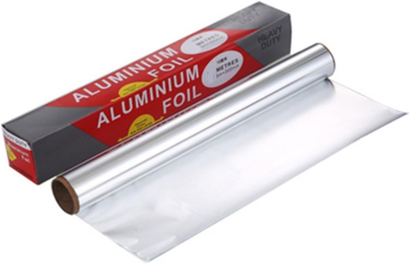 Amazon.com: KZMING Aluminum Foil,Non Stick Baking Paper Foil,Tin Foil ...