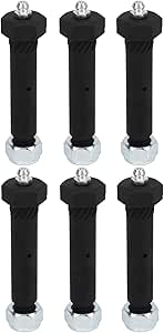 Amazon.com: Shackle Bolt Kit, Pack of 6 Trailer Axle Spring Shackle ...