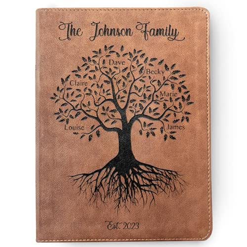 Amazon.com: Personalized Family Bible | Custom KJV Family Tree Wide ...