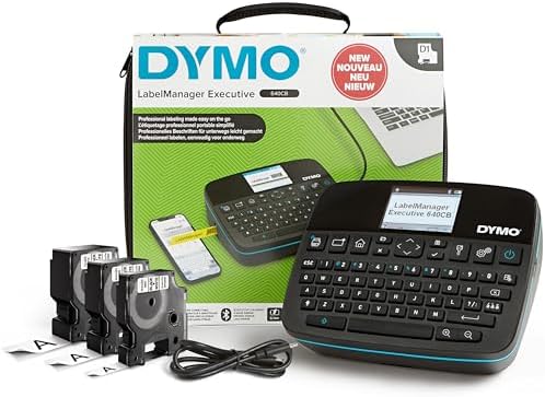 DYMO LabelManager Executive 640 CB Portable Label Printer Kit with ...