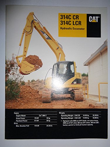 Caterpillar 314C CR and 314C LCR Hydraulic Excavator Sales Brochure ...