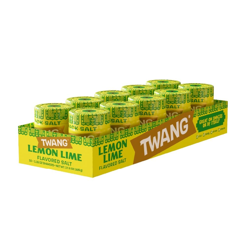 Amazon | 10 Pack Lemon-Lime 1.15oz Salt Shakers | Twang | マッサージシート