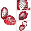 Amazon.com: 2 PACK Stainless Strawberry Slicer - Fruit Cutter Set for ...