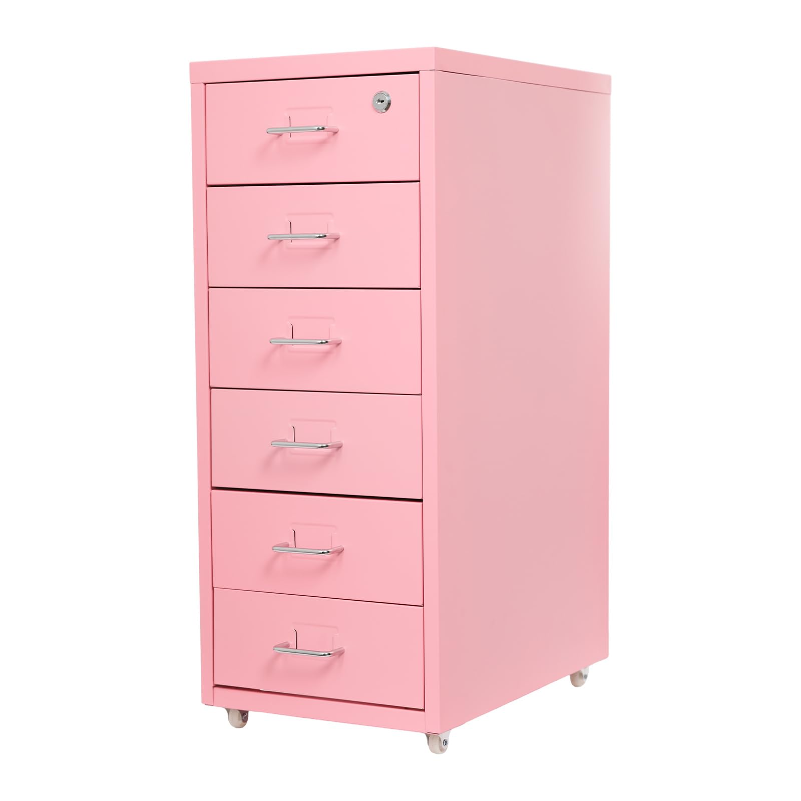 Amazon.com: choayun Vertical 6 Drawer File Cabinets with Lock & Wheels ...