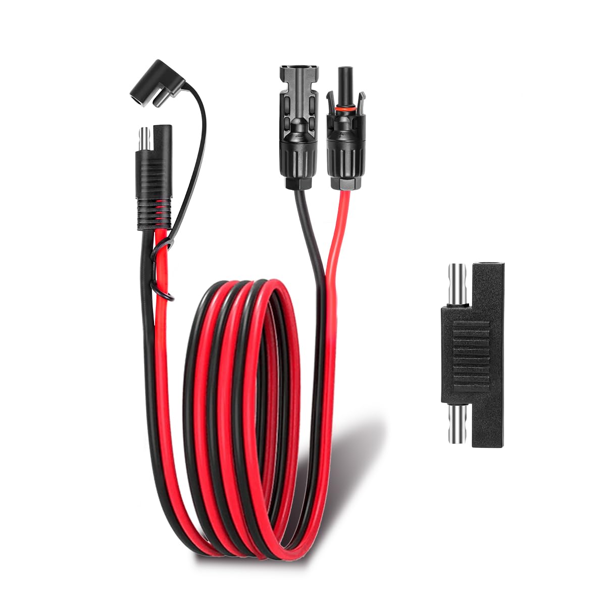 Amazon.com: Ansoufien Solar Panel Connectors to SAE Adapter Cable 5FT ...