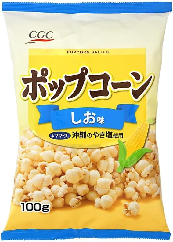 Amazon.co.jp: CGC ポップコーンしお味 100g : 食品・飲料・お酒