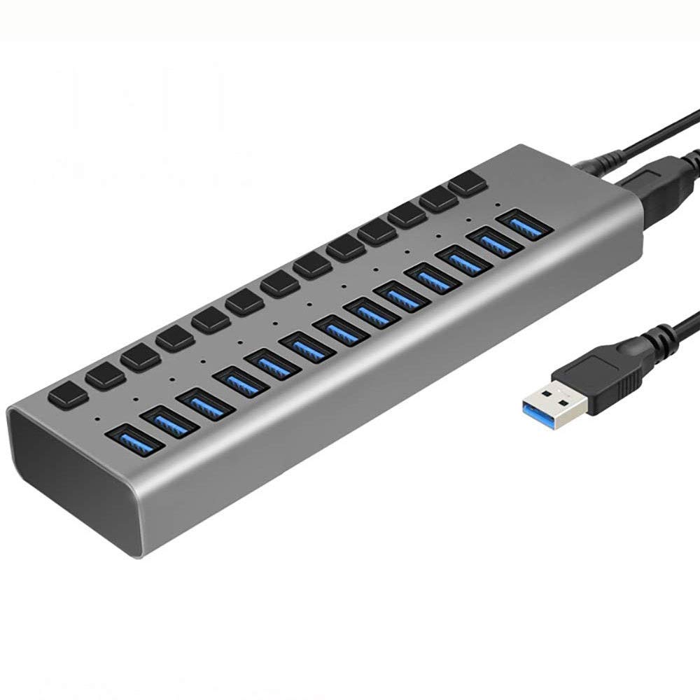 Buy KYL USB Hub, 16 Port USB 3.0 Hub, Portable Hub for PC, Laptop, USB ...