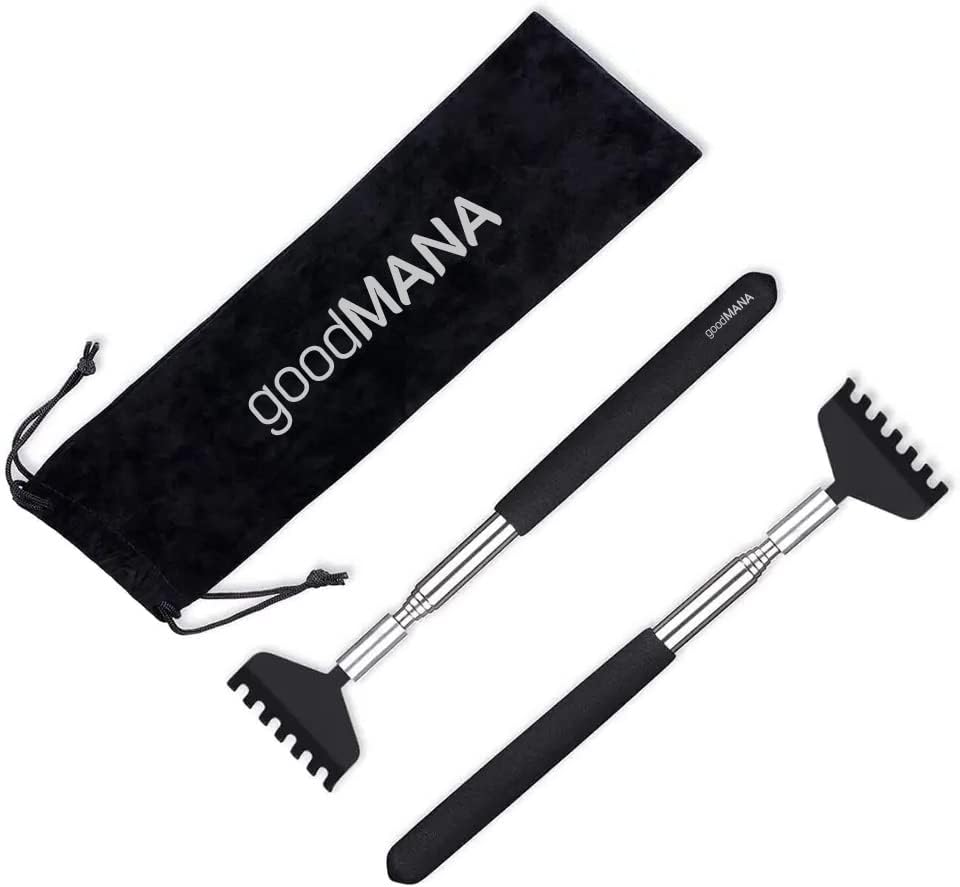 Amazon.com: 2 Pack Portable Extendable Back Scratcher, goodMANA Metal ...