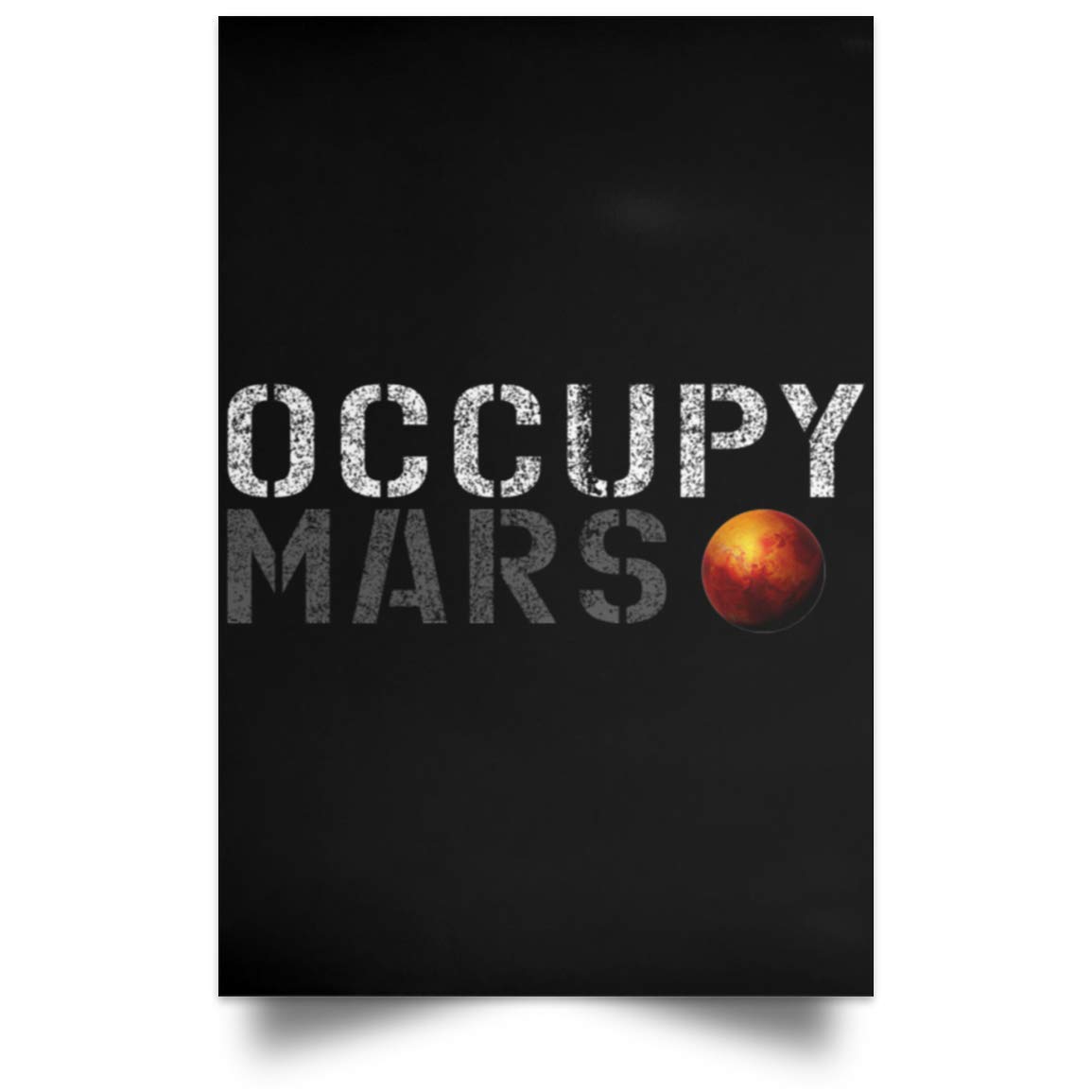 Occupy Mars Poster Elon Musk Fan Poster Space X Posters | Desertcart INDIA
