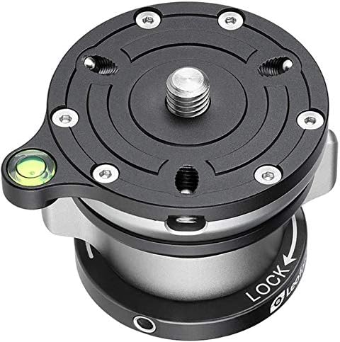 Amazon.com : Leofoto LB-75 75mm Leveling Base for Tripod w Butterfly ...