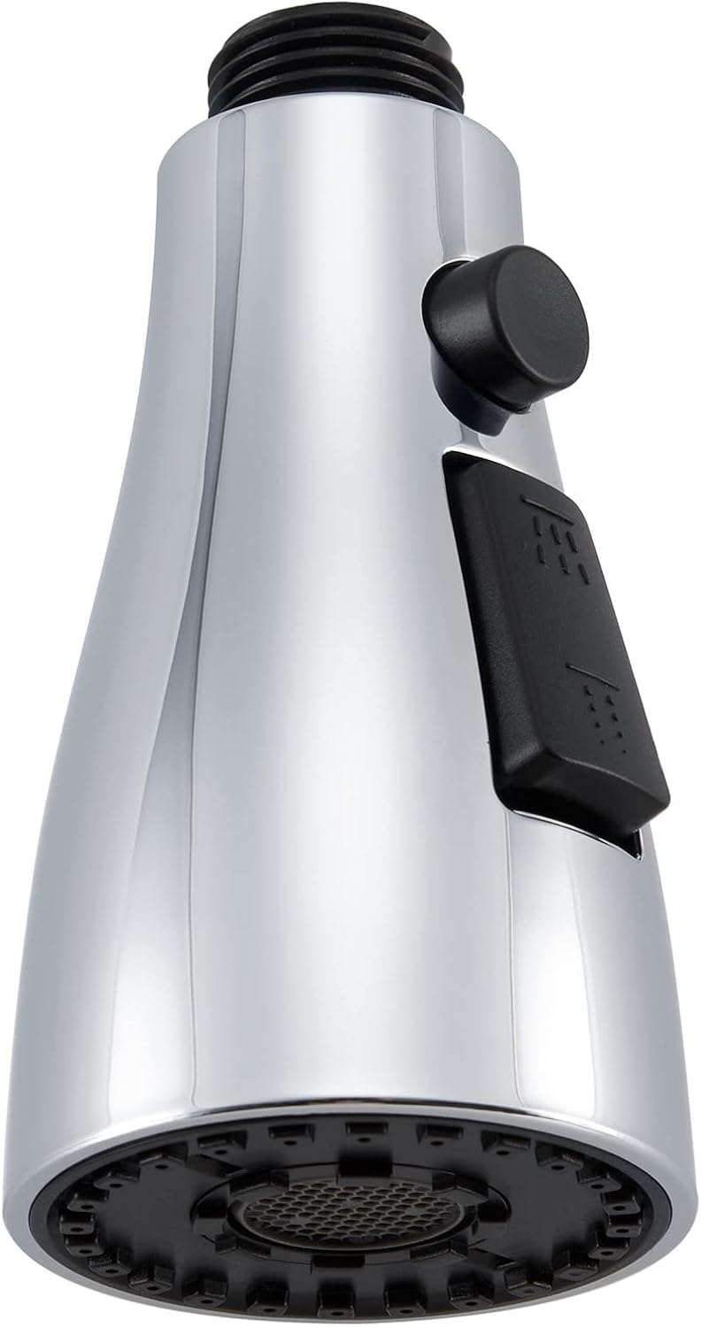 Amazon.com: Kitchen Replacement Faucet Head Chrome, Angle Simple Sink ...