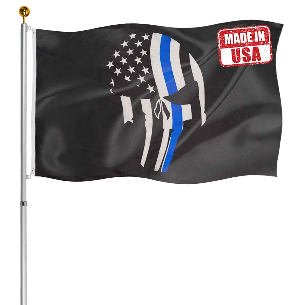 Snapklik.com : Skull Flag 3x5- Demon Punisher Memorial American Flags ...