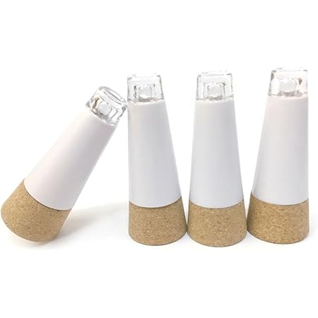 Goswot Pack of 4 USB Rechargeable Cork Shape Bottle Light 12 Lumens ...