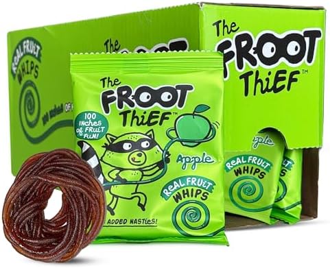 Amazon.com: The FROOT Thief Real Fruit Snack Whips, Apple, Nut Free ...