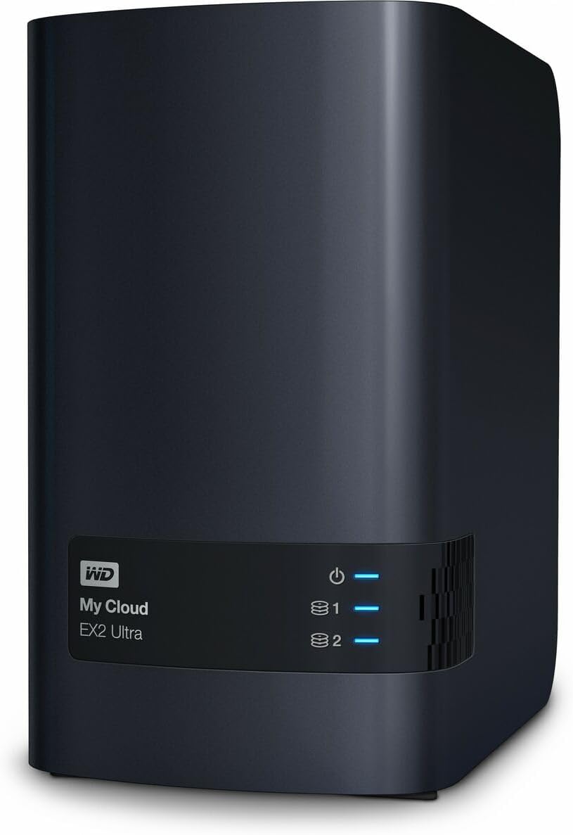 WD 28TB My Cloud EX2 Ultra 2-bay NAS - Network Attached Storage RAID ...