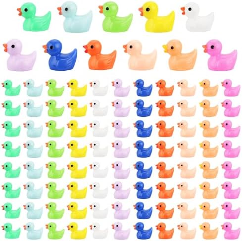 Amazon.com: CRTWDMAN 240 Pcs Mini Ducks Tiny Duck Figurines Bulk for ...