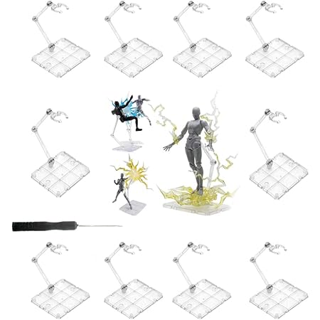 Amazon.com: XISTEST Action Figure Stand, 8 PCS Assembly Action Figure ...