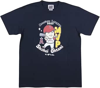 Amazon.co.jp: [ファナティクス] ロサンゼルス エンゼルス 大谷翔平 MVP 最優秀選手賞 受賞記念 ロゴプリント 半袖 Tシャツ ML01-23FW-0006 : スポーツ＆アウトドア