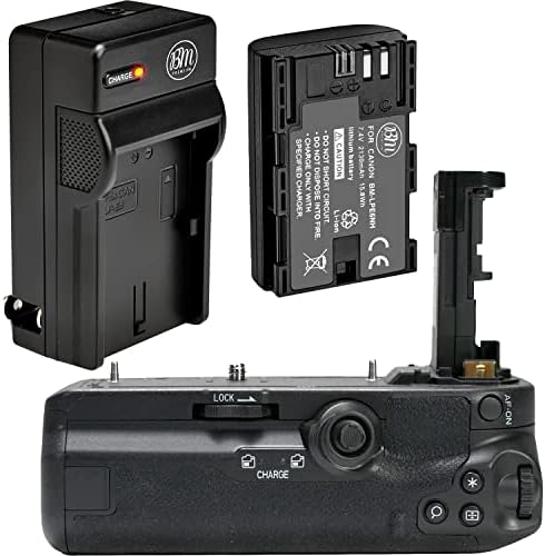 Amazon.com : BM Premium Battery Grip Kit for Canon EOS R5, EOS R5C, EOS ...