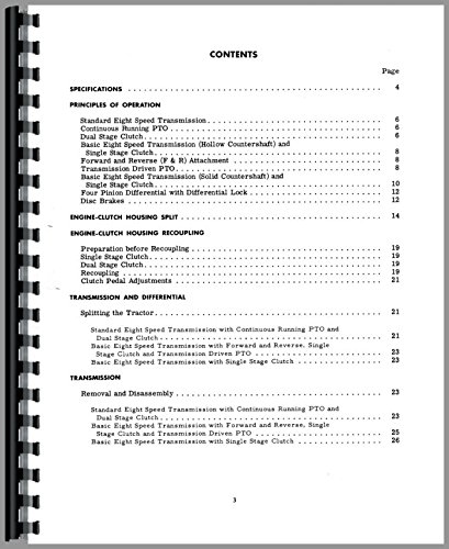 International Harvester 7000 Forklift Service Manual (Chassis ...