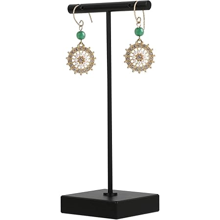 Amazon.com: GemeShou Black Metal T Shape Earring Display holders ...