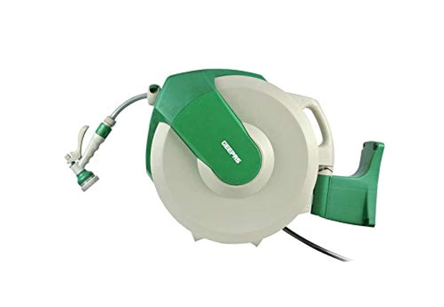 Geepas Automatic Retractable 30 Meter Water Hose Reel Wall Swivel ...